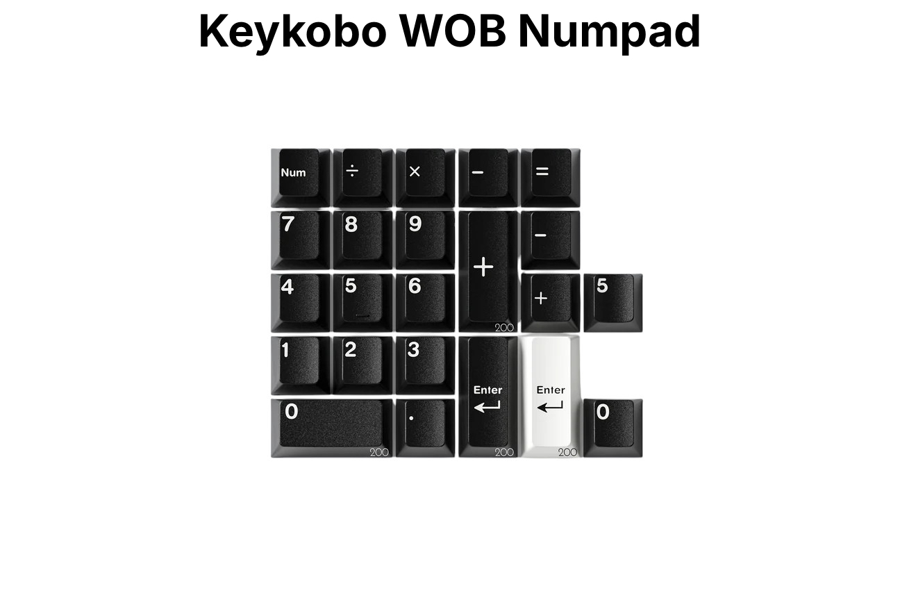 Keykobo WoB Keycap Kit · Milktooth